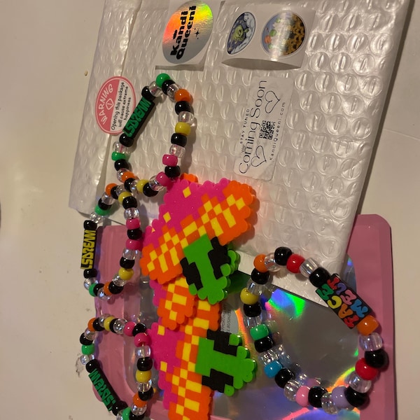 Powerpuff Girls Perlers Kandi Perler Necklaces Buttercup Perler ...