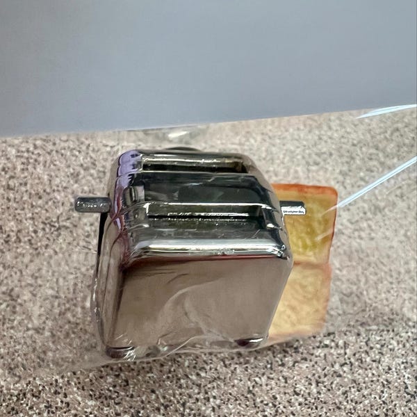 Slice Toaster Fridge Magnet | 3D Toaster Magnets | Tiny Bread Toaster ...