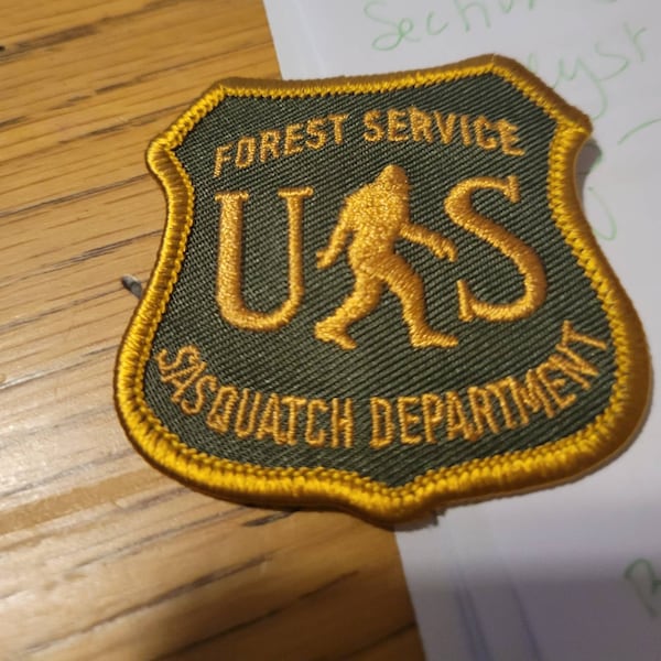 US Sasquatch Department - Iron on Embroidered Patch - Etsy
