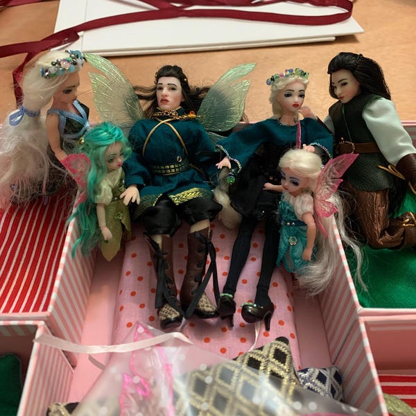 Full Set, Ball Jointed Doll, 1:24 Scale Micro Doll for Dollhouse ...