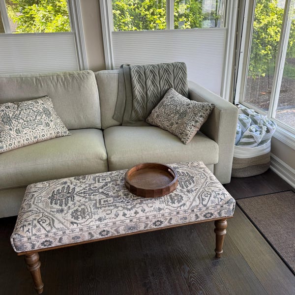 Ottoman Bench, Dining Table Seat, Piano Bench, Bedroom Seat, Handmade ...