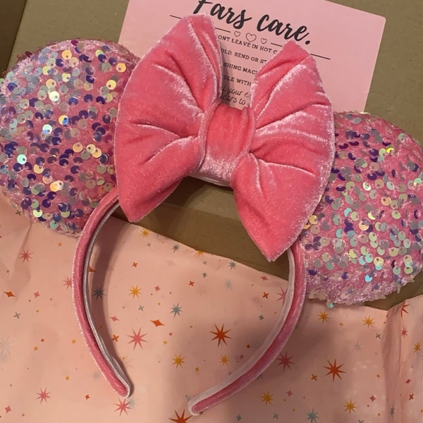 Pink Mouse Ears. - Etsy