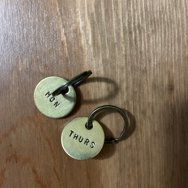 Custom Hand Punched Brass SLANG - Cool Popular Slang Hand Stamped Key ...