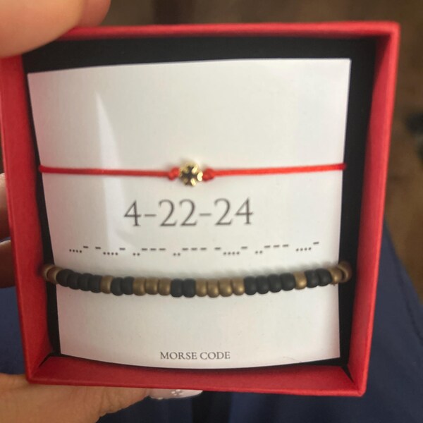 Custom Morse Code Bracelets for Couples and Friendships | Hidden ...
