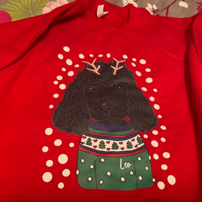 Personalised Christmas Dog Jumper, Dog Lover Christmas Jumper, Dog ...