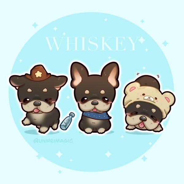 Chibi Dango Pudding Sticker | Kawaii Cute Animals | Icecream Stickers ...