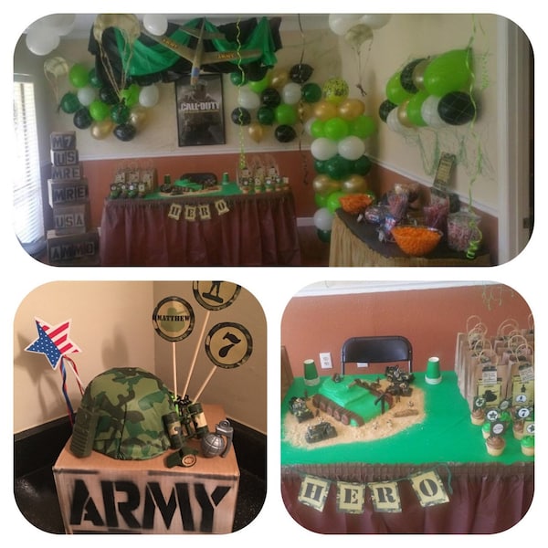 Army Party Package Printable Party - Etsy