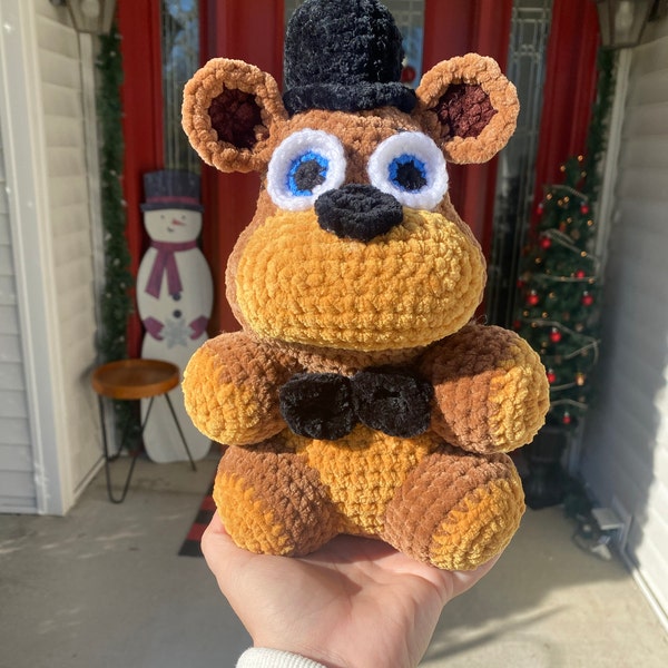 Freddy Fazbear Plush Crochet Pattern - Etsy