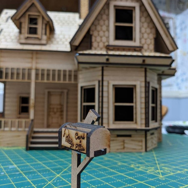 UP House Detailed MDF Model Kit - Diy - Etsy