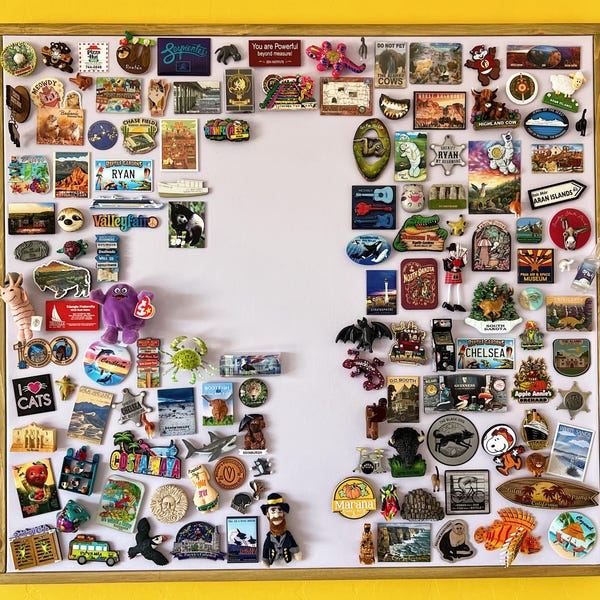Large Personalized Magnet Board-custom Magnetic Message Board-kids Art ...