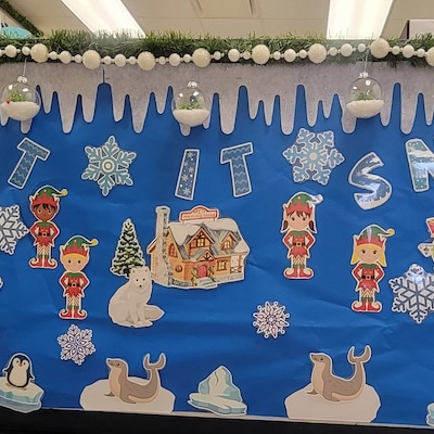 Christmas Village Map, North Pole Map, Christmas Wall Art, Personalized ...