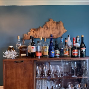 Kentucky Rustic Wood State, Wooden Kentucky State, Rustic Kentucky ...