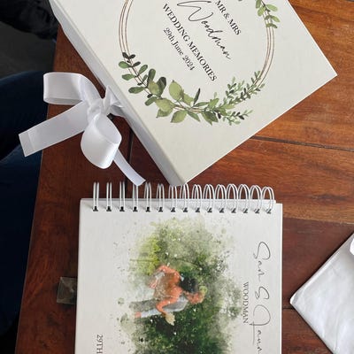 21st Birthday Black Scrapbook Photo Album With Gold Script Present ...