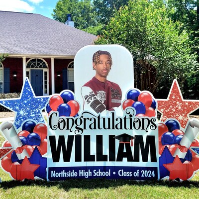 Custom-printed Vinyl Basketball Banner, Weatherproof High School Senior ...