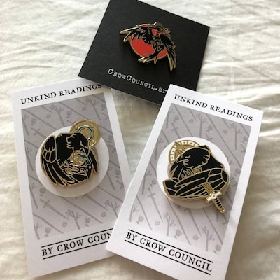 Crow Cowboy yeecaw Enamel Pin - Etsy