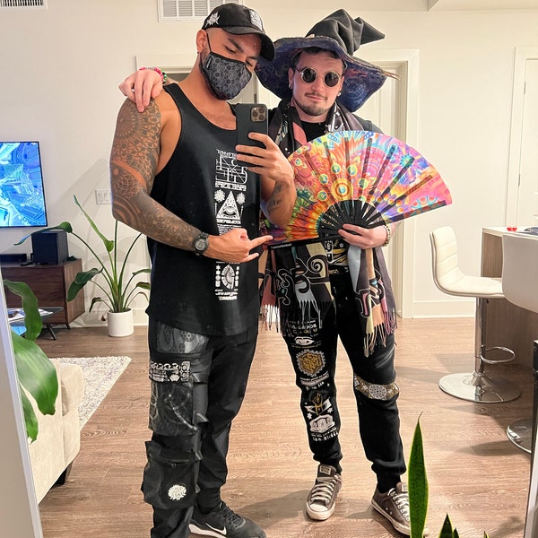 Jesus Bears the Cross Hand Fan / Carthage / Big 13 Inch Clacking Fan ...