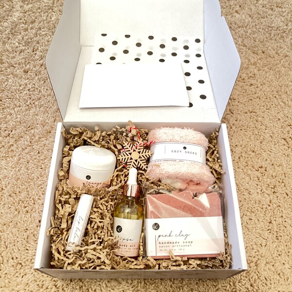 Self Care Gift Box, Sending a Hug, Spa Basket With Body Care ...