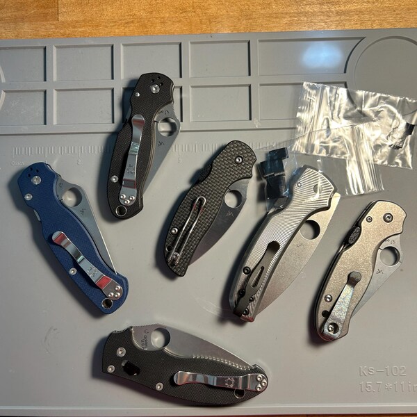 Spyderco PM2 Paramilitary 2 Titanium Scales With Custom Anodizing - Etsy