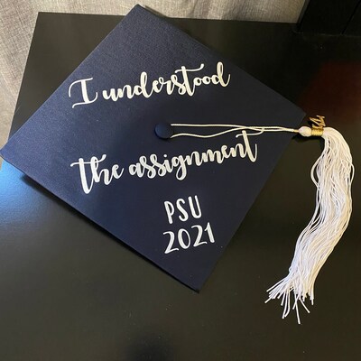 Custom Graduation Cap Iron on Transfer Graduation Cap Decal - Etsy