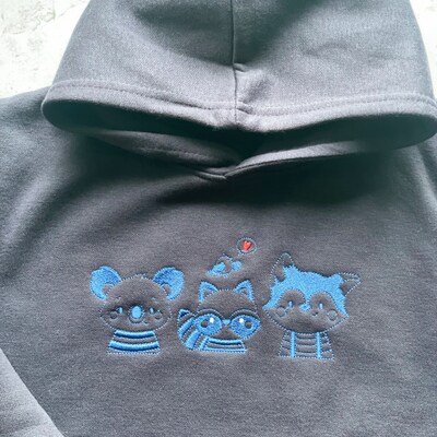 Cute Animals Boy Embroidery Design Animals Embroidery Design - Etsy