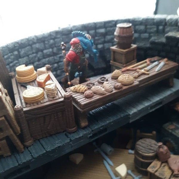 Treasure Chest and Trap Doors Scatter | RPG Miniatures | Dnd Painted ...