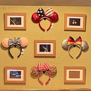 Mickey Themed Extended Brim Ear Display | Etsy
