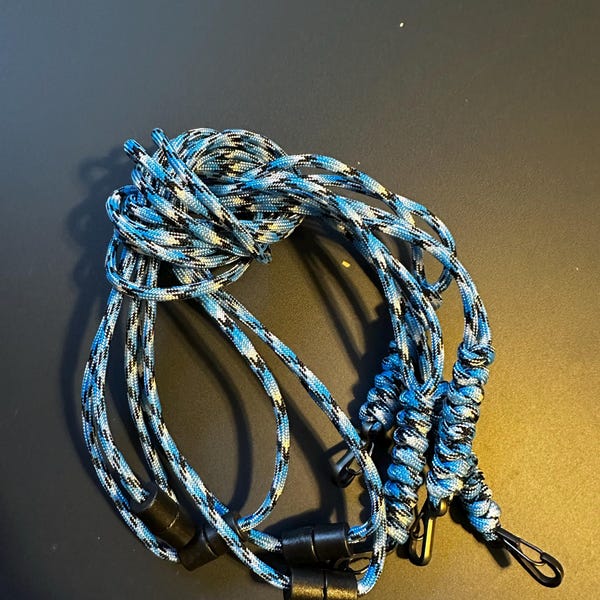 Custom Paracord ID Lanyard Snake Knot, PGUK, Metal Carabiner, Breakaway ...