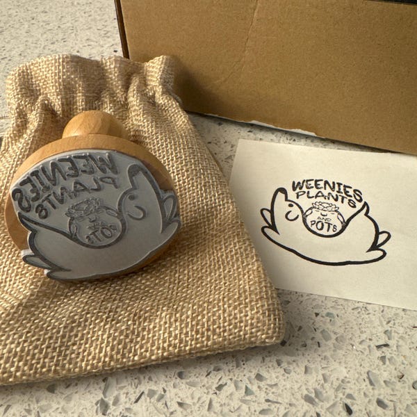 CUSTOM LOGO STAMP Business Stamp Personalized Stamp, Rubber Stamp ...