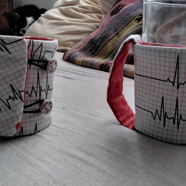 Reversible Coffee Cup Sleeve Cozy Pattern and Sewing Tutorial - PDF ...