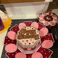 BIRTHDAY CAKE Exploding Box SVG Download Digitale Progetto per Scanncut ...