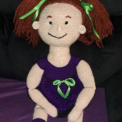 Crochet Doll Tutorial / Amigurumi Momo Doll Pattern by - Etsy