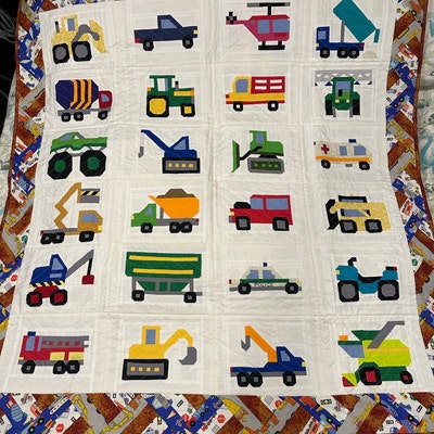 PDF Quilt Block Pattern Hay Wagon Christmas Edition - Etsy