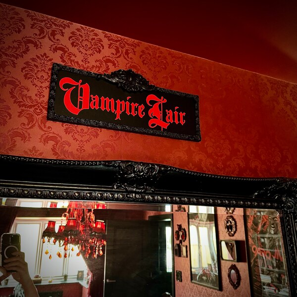 Gothic Wall Plaque, Handmade Gothic Wall Plaque, Embrace the Macabre ...