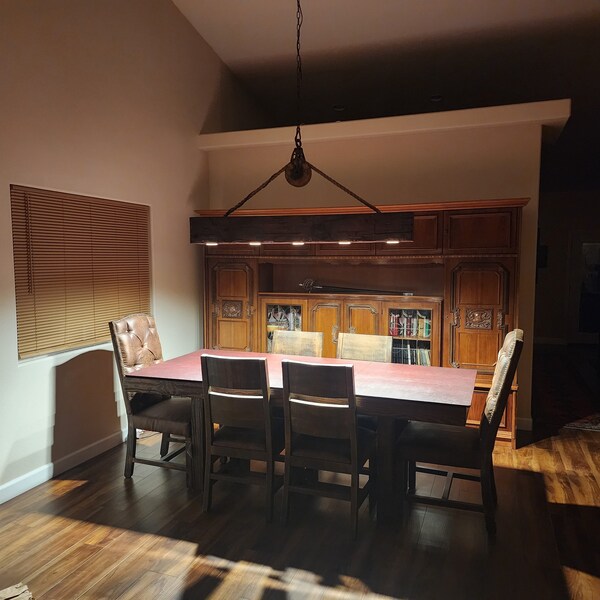 Rustic Antique Double Tree Yoke Hitch With LED Lanterns/mason Jars or ...