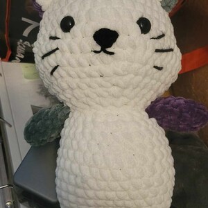 2in1 Crochet Pattern Brownie the Calico Cat and White Meow, Soft Toy ...