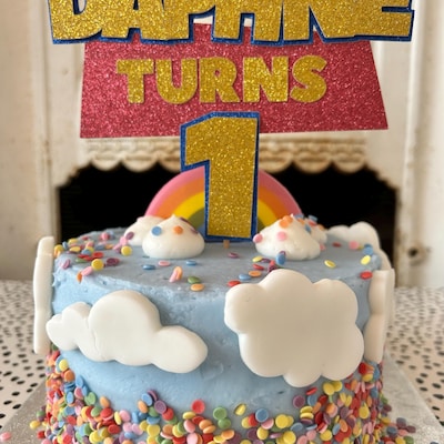 Funny 40th Birthday Cake Topper 391 Glitter Card 40 Cake Topper Happy ...