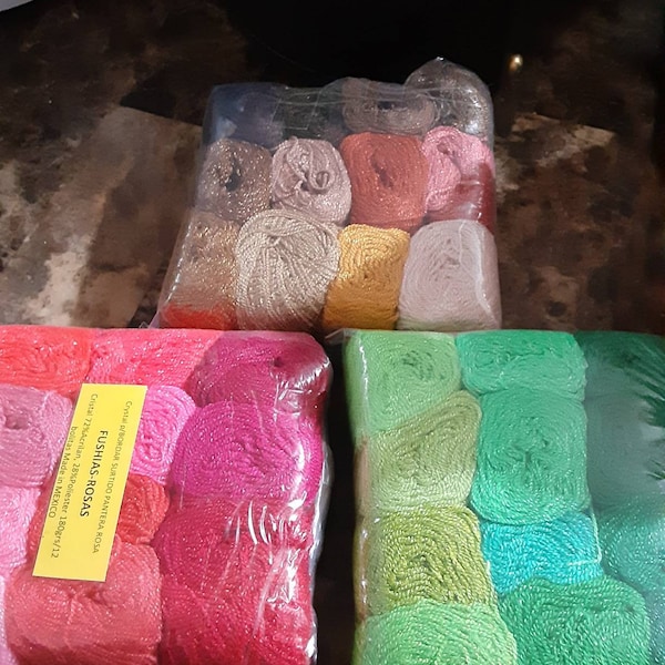 CRYSTAL [multi-color Pack] - La Pantera Rosa | Fine Mexican Crochet ...