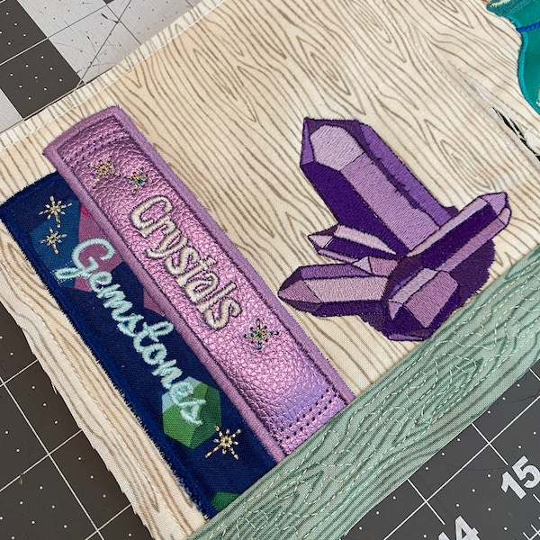 Amethyst - Machine Embroidery Design, Amethyst Crystals Embroidery ...