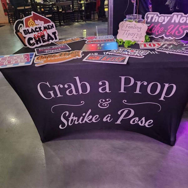 4 Foot Photo Booth Table Cloth - Etsy