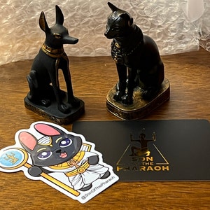 Vintage Horus Mini Statue Small Hand-painted Ancient | Etsy