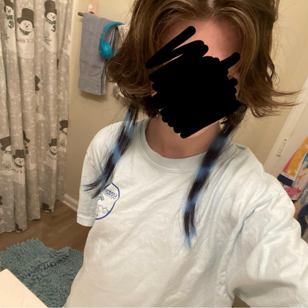 Custom Scene Kid Raccoon Tail Hair Extension - Etsy