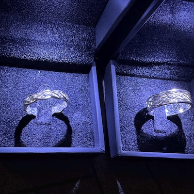 DNA Wedding Ring, Geek Wedding Ring, Braided Wedding Ring, Mens Wedding ...