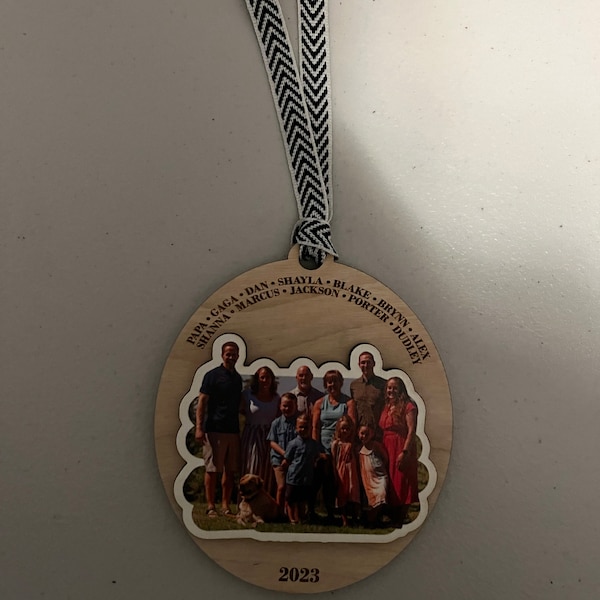 Class Picture Ornament, Gift for Teacher From Classroom, Gift From ...