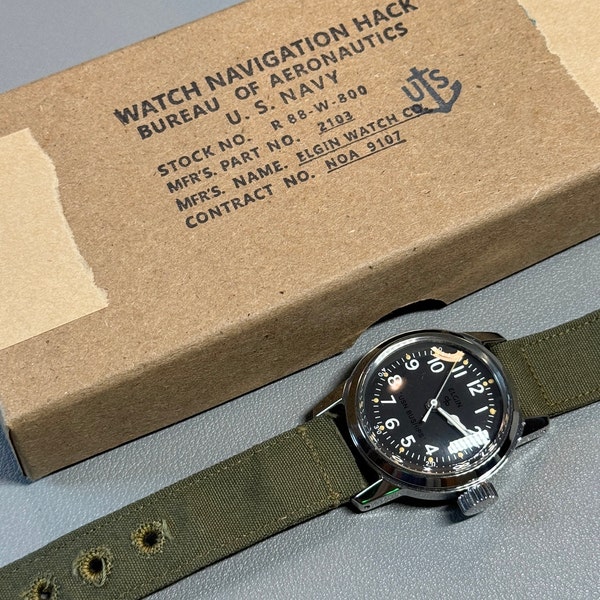 WWII Pilot's A-11 Hack Watch Box - Etsy