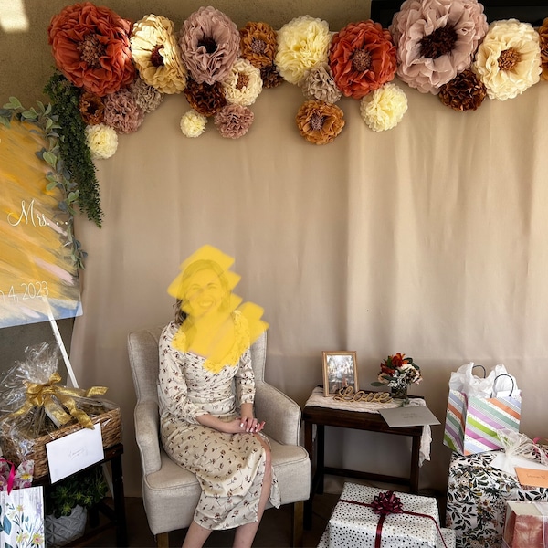 Oversized and Large Size Paper Flowers 3 Pieces. Amazing Flower ...