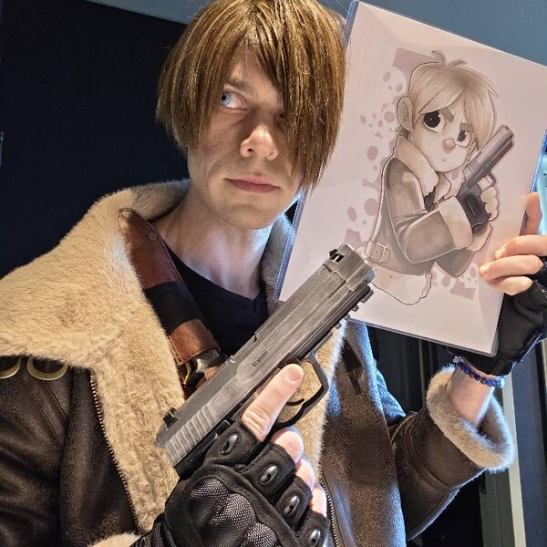 RE2 Remake Kendo Armory Chris Redfield Samurai Edge 3D Printed Prop ...