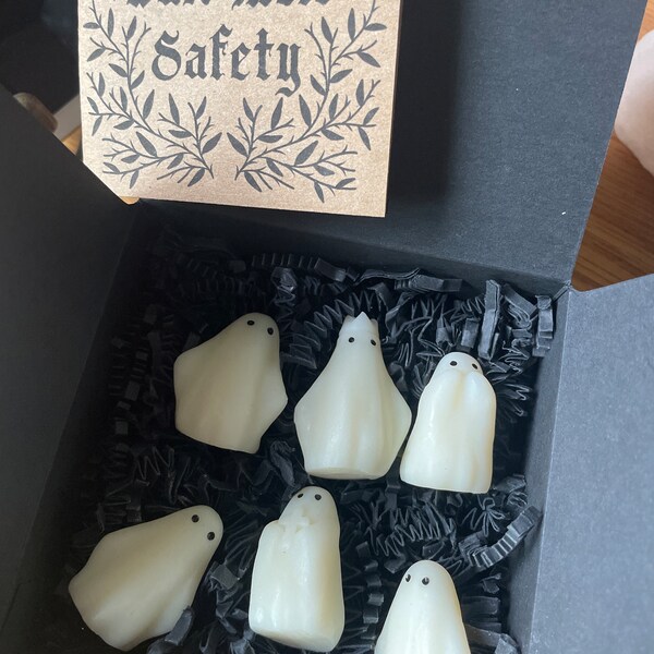 Ghostly Vanilla Soy Wax Melts - Gothic Wax Melts, Ghost, Ghosts, Witchy ...