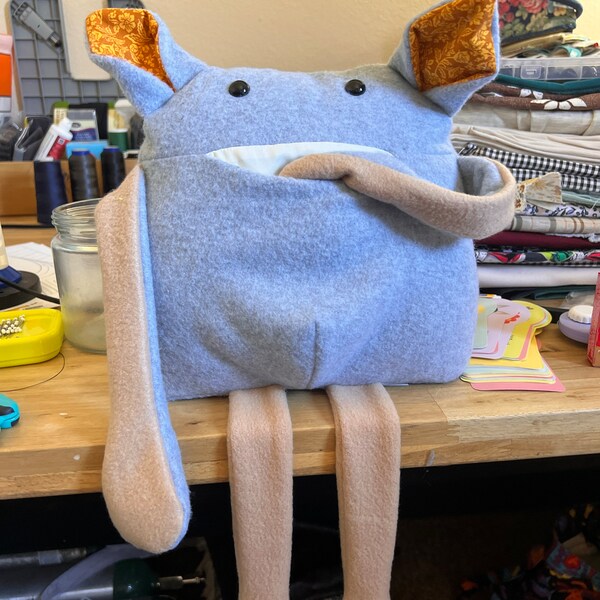 Munch - PDF Pattern for a Softie With a Pocket Mouth (monster, Digital ...