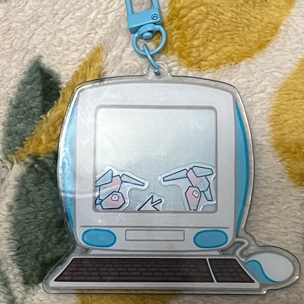 Porygon Cyber Shaker Acrylic Charm - Etsy