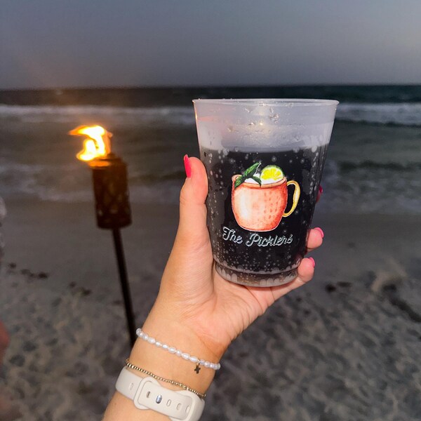 PERSONALIZED Summer Party Cups | La Dolce Vita Party | Personalized ...